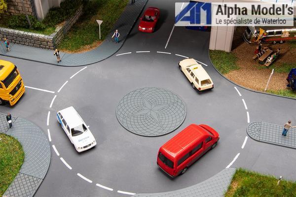 Faller 180277 - Mini rond-point et terre-plein central - Alphamodels