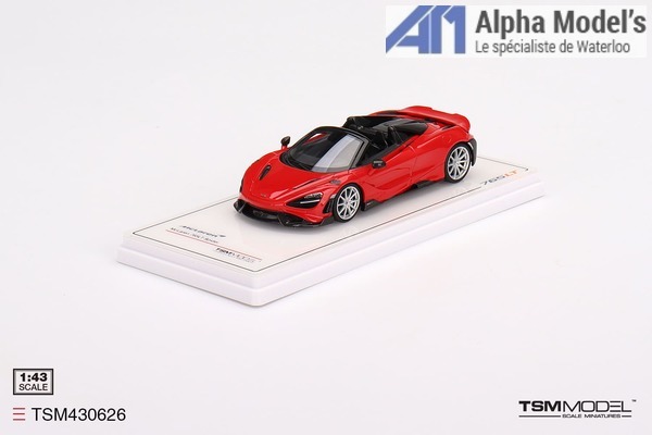 True Scale Model TSM430626 - McLaren 765TL Spider - Alphamodels