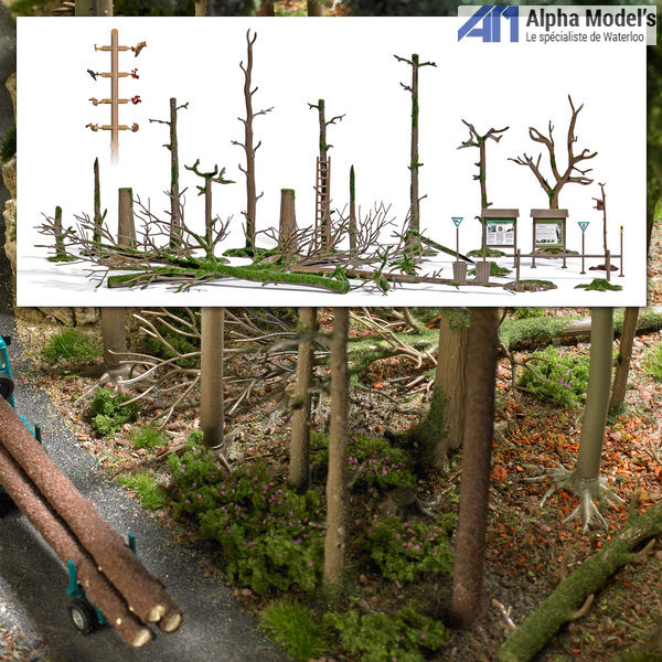 Busch 1852 - Bois mort - Alphamodels