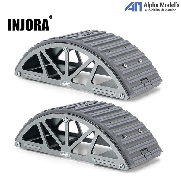 INJORA INA-101 - 2PCS Mini Vehicle Display Ramp Bridge Course Obstacle ...