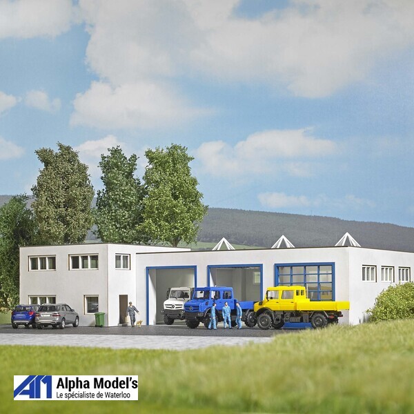 Busch 1966 - Garage - Alphamodels