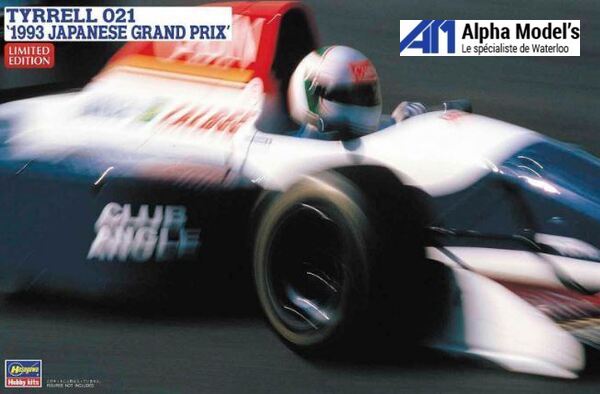 Hasegawa 20738 - TYRELL 021, 1993 JAPANESE GRAND PRIX - Alphamodels